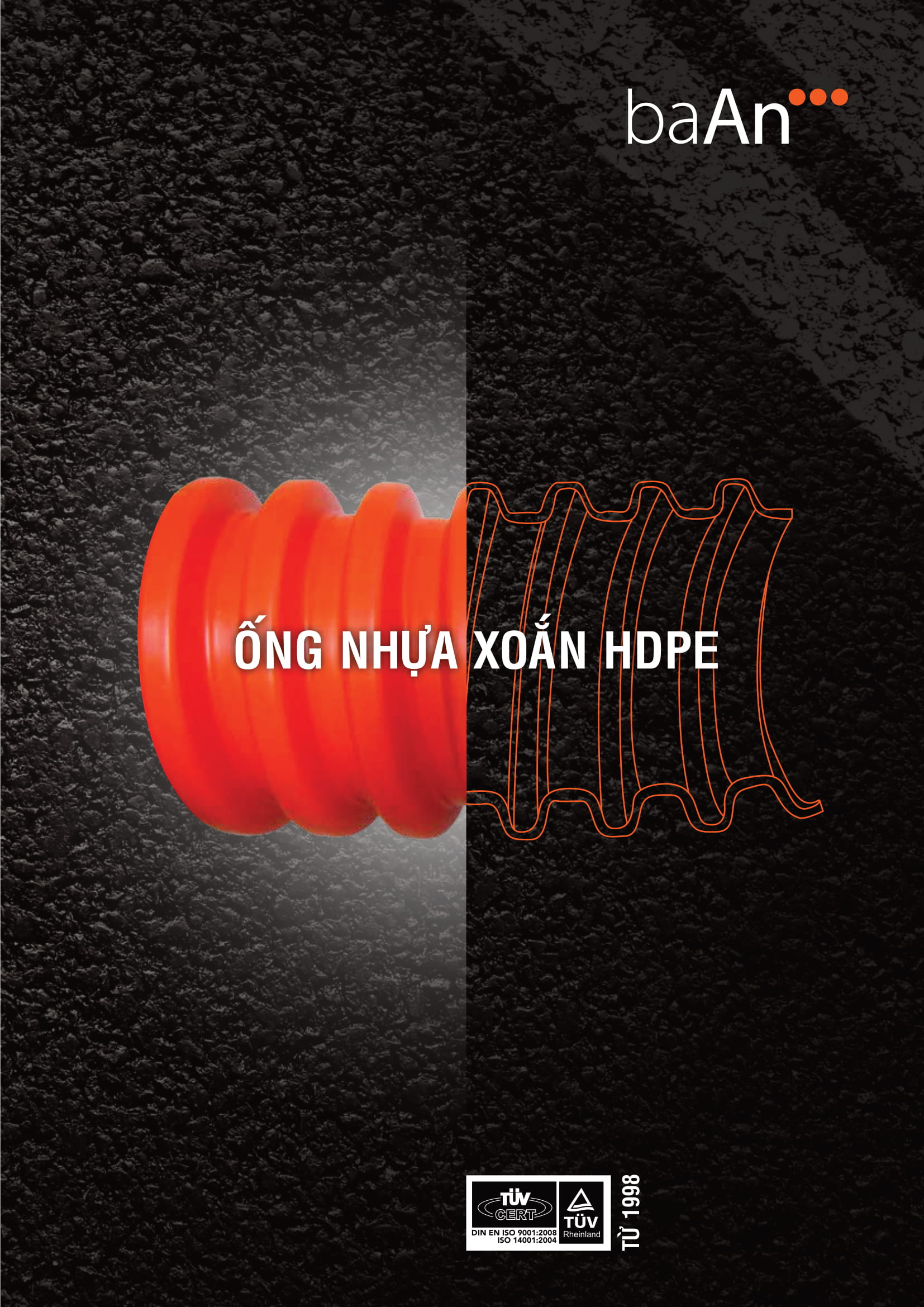 Catalogue bảng giá ống nhựa xoắn Ba An mới nhất năm 2025